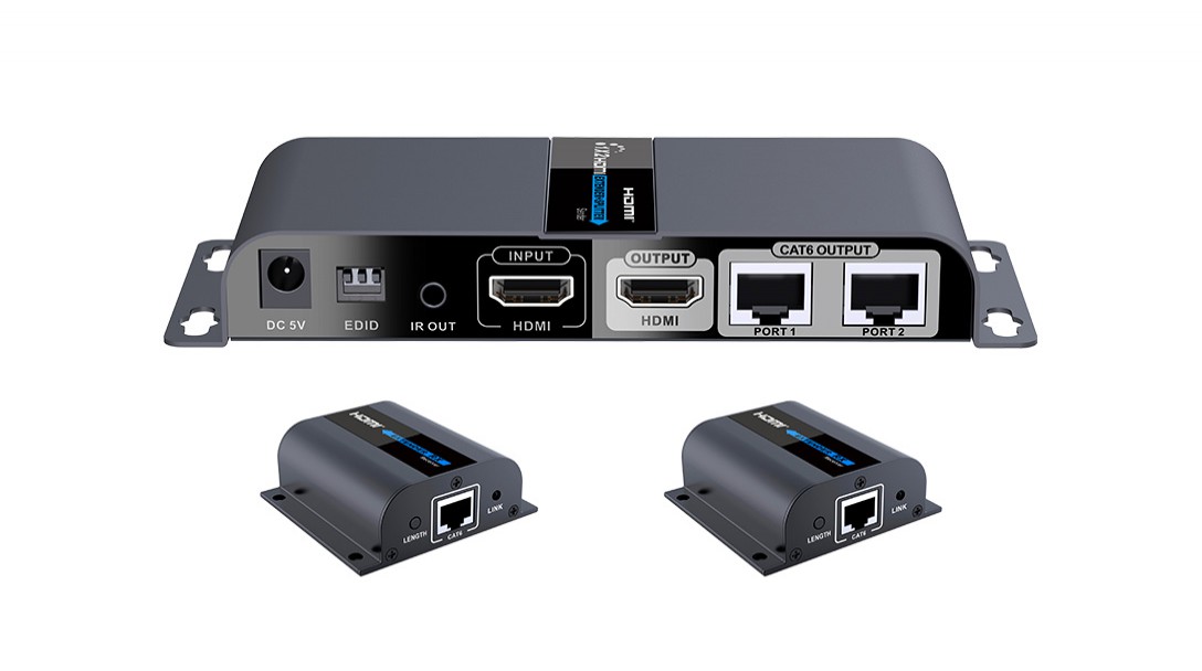LKV712PRO HDMI 1进2出 网线延长分配器-Lenkeng-朗强科技